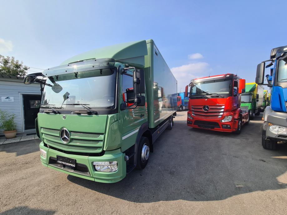 Mercedes-Benz ATEGO 1224L s furgonom 7.20m in nakl.rampa/EU6, 2017 god.