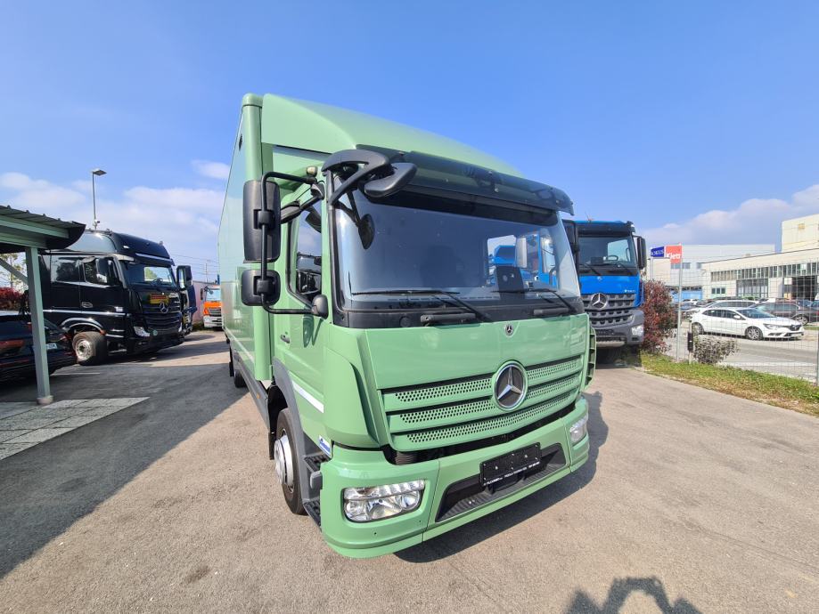 Mercedes-Benz ATEGO 1224L s furgonom 7.20m in nakl.rampa/EU6, 2017 god.