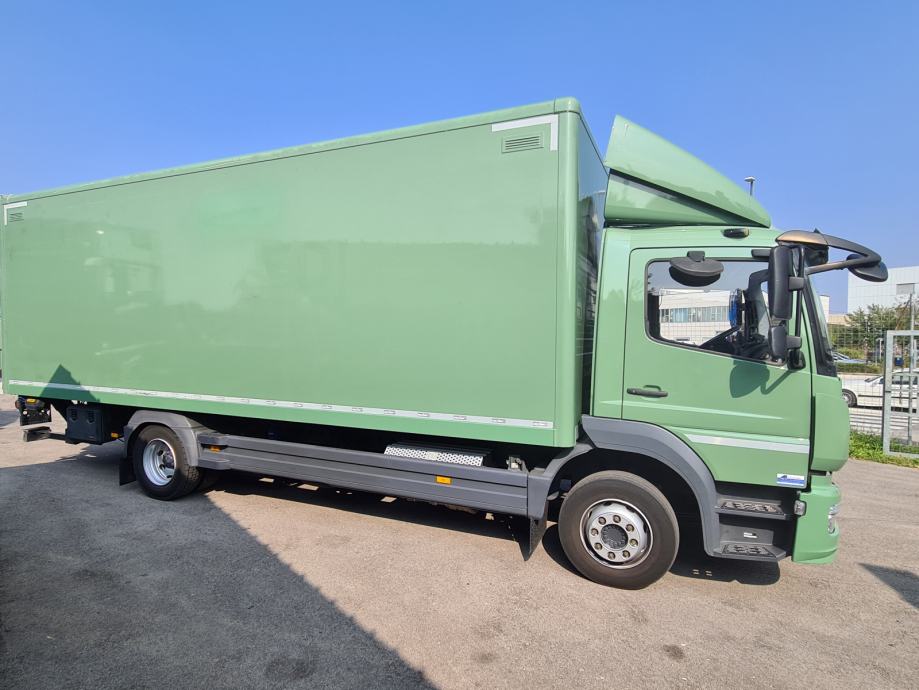 Mercedes-Benz ATEGO 1224L s furgonom 7.20m in nakl.rampa/EU6, 2017 god.
