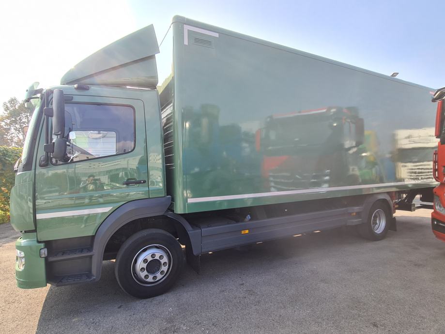 Mercedes-Benz ATEGO 1224L s furgonom 7.20m in nakl.rampa/EU6, 2017 god.