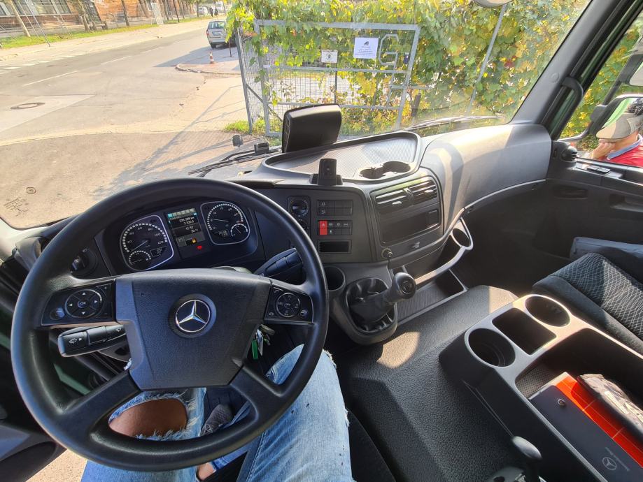 Mercedes-Benz ATEGO 1224L s furgonom 7.20m in nakl.rampa/EU6, 2017 god.