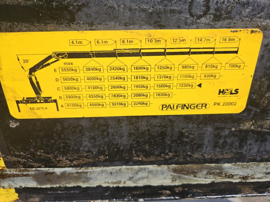 Palfinger PK20002, 2002 god.