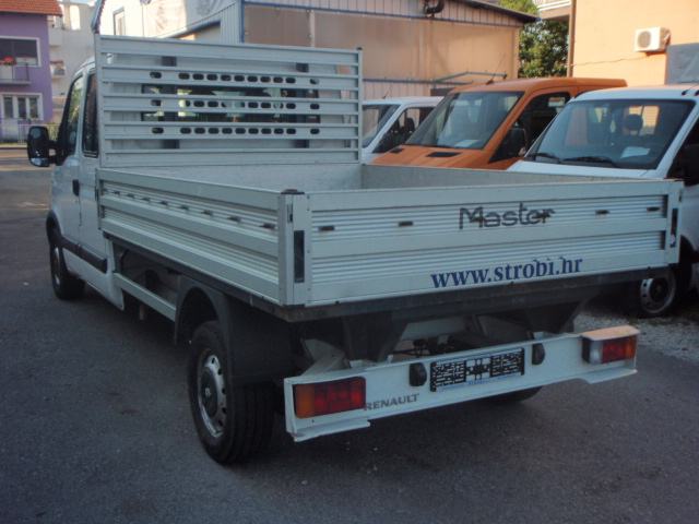 RENAULT MASTER 120 DCI KAMION DUPLA KABINA - KLIMA, 2008 god.