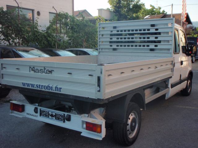 RENAULT MASTER 120 DCI KAMION DUPLA KABINA - KLIMA, 2008 god.