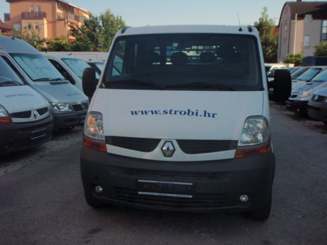 RENAULT MASTER 120 DCI KAMION DUPLA KABINA - KLIMA, 2008 god.