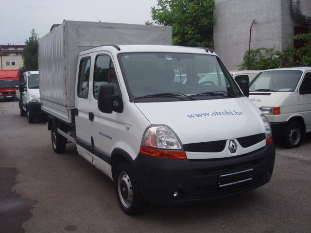RENAULT MASTER 2.5 DCI -KAMION DUPLA KABINA - KLIMA, 2008 god.