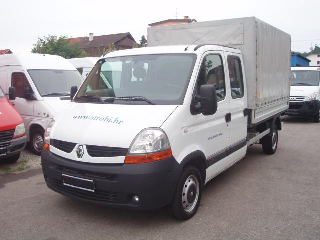 RENAULT MASTER 2.5 DCI -KAMION DUPLA KABINA - KLIMA, 2008 god.