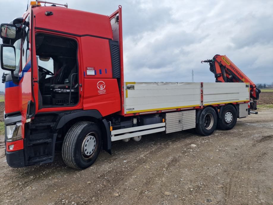RENAULT T 460. PALFINGER PK18002 EH-D, 2014 god.