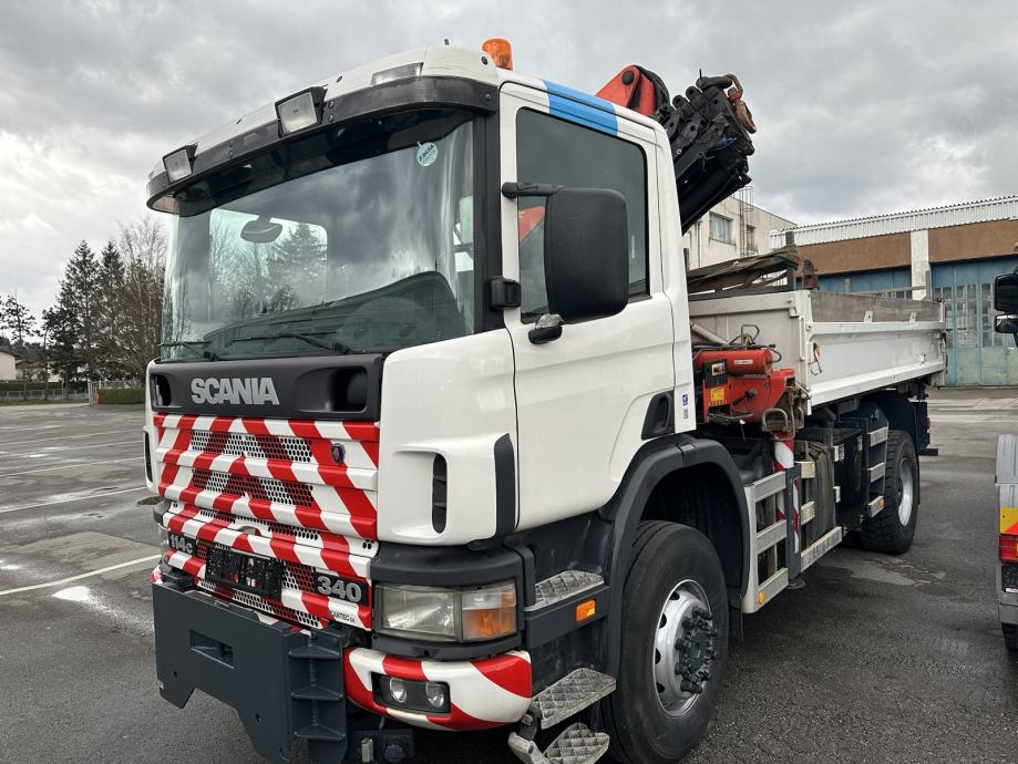 Scania 114c kiper+dizalica+ grajfer 4x4, 2000 god.