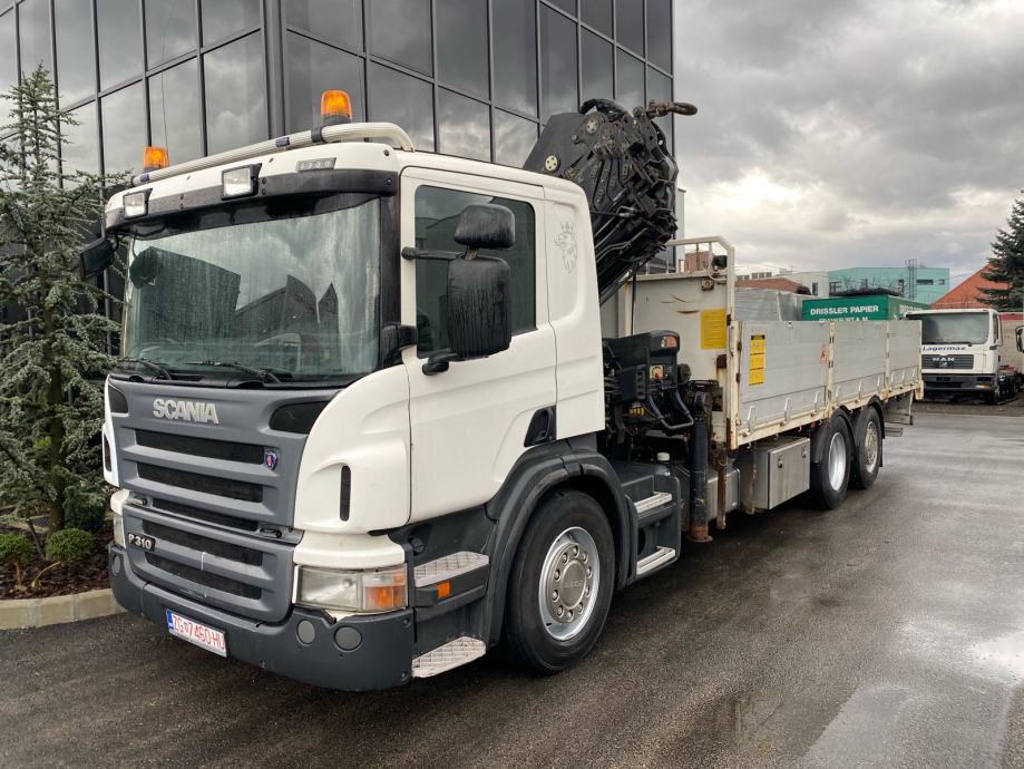 Scania P 310 Kran Hiab 244 E-6 hipro 6.teleskopa, 2008 god.