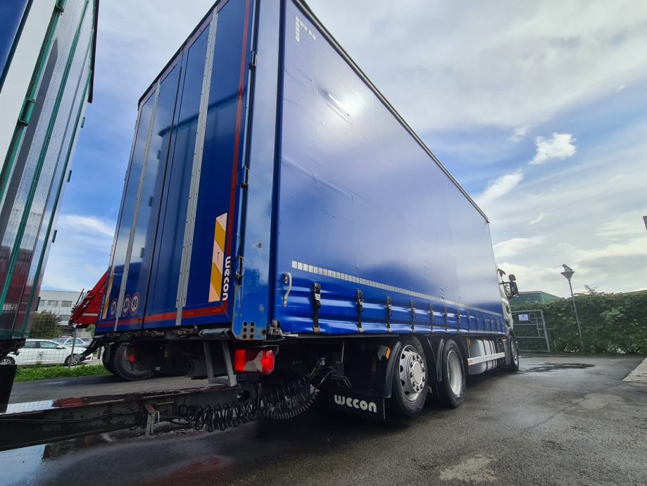 Scania R450 JUMBO KESON 7.70m/KOMPLET/prik7.70/durchladen, 2014 god.