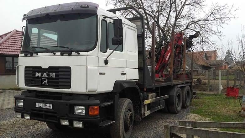 Sumarski kamion Man 33422, 1997 god.