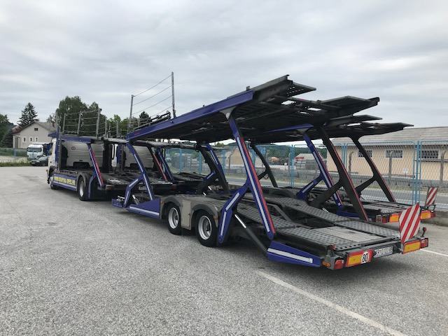 AUTOTRANSPORTER VOLVO FM 400+ROLFO, EURO 5, TOP STANJE, 2007 god.