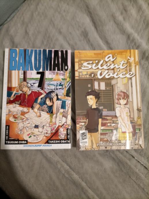 Bakuman vol.7 i a silent voice vol.1