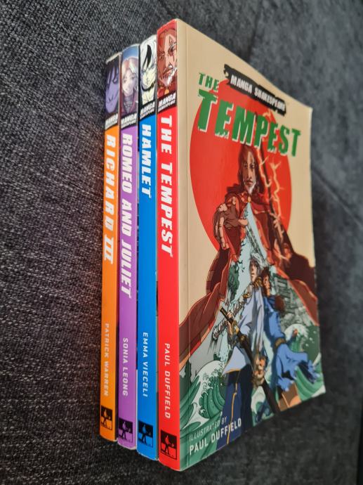 LOT Manga Shakespeare: Hamlet/Tempest/Romeo and Juliet/Richard III
