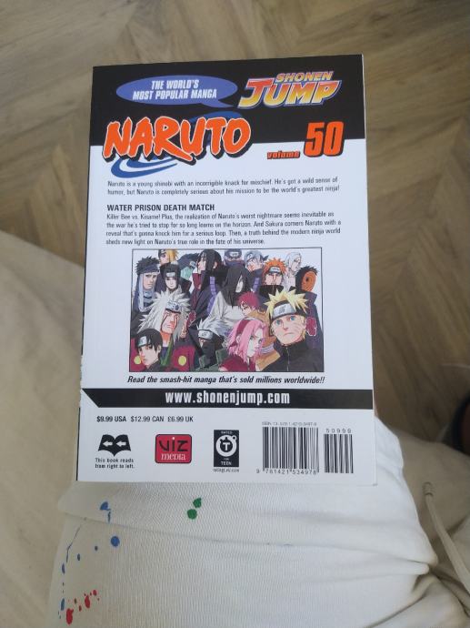 naruto manga volume 50