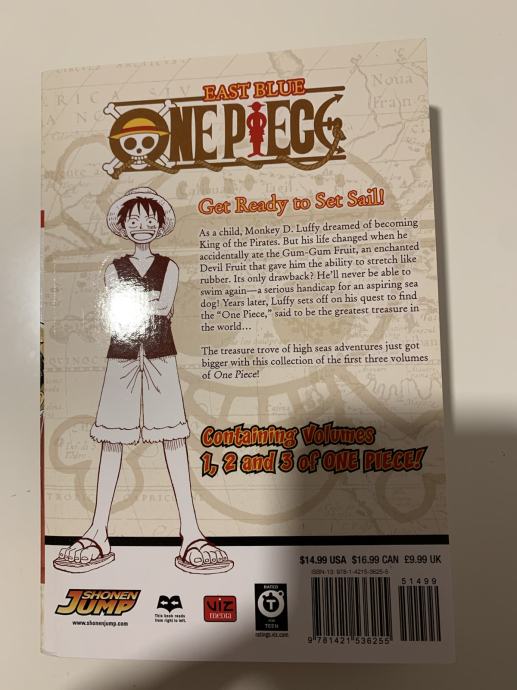 One Piece Omnibus Edition 1 (Vol. 1-3)