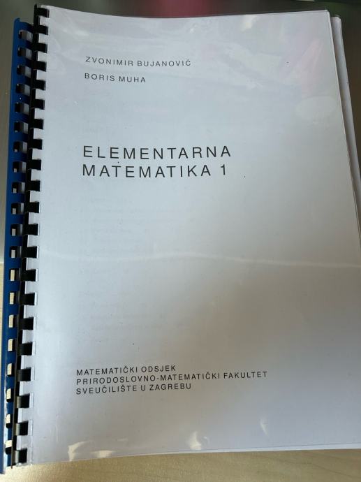 Linearna algebra knjiga i ostale skripte za prvi semestar matematike