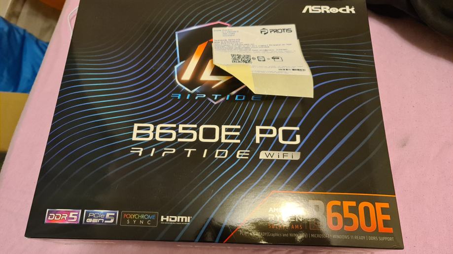 AM5 B650E PG Riptide WiFi - ASRock