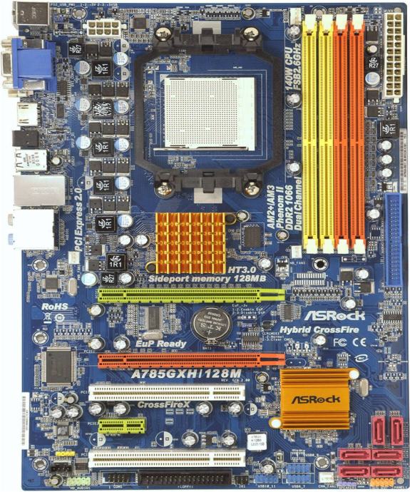 Asrock A785GXH/128M AMD Socket AM2/AM2+/AM3 DDR2 matična ploča