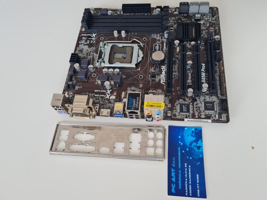 ASRock B85M Pro4, Intel B85, Socket 1150 - Račun / R1 / Jamstvo