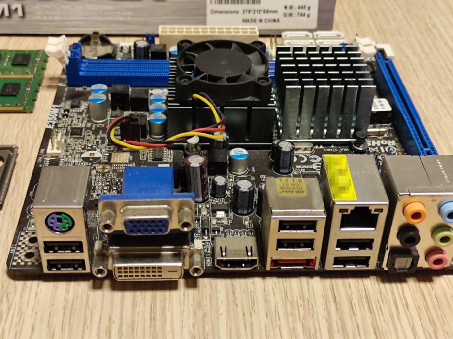 AsRock E350M1 ITX + 2x2GB 1333MHz DDR3 RAM