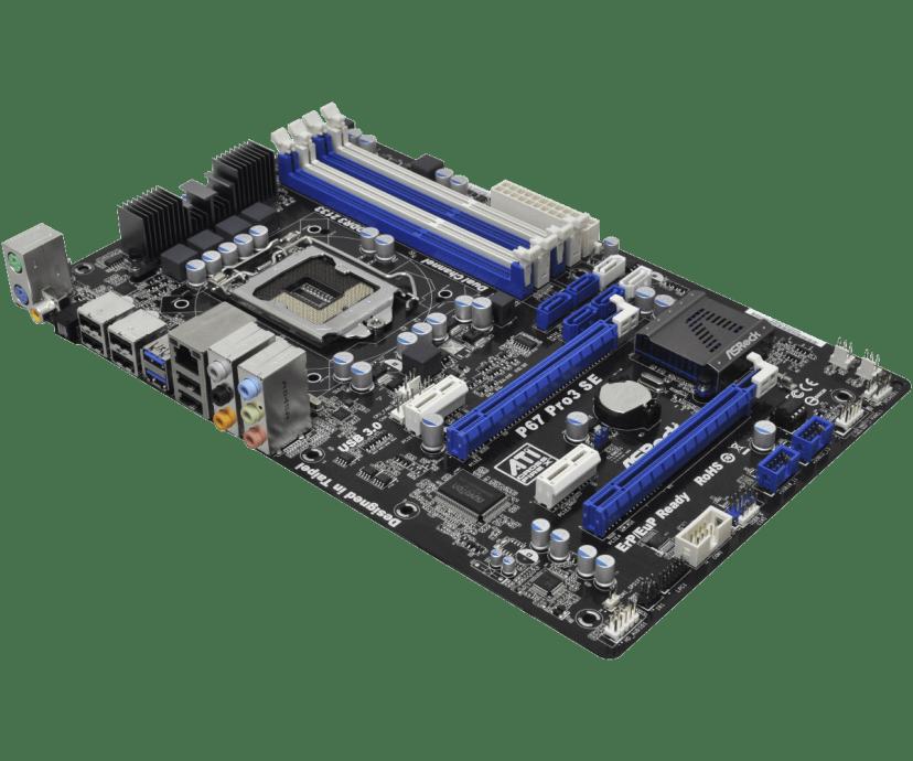Asrock P67 Pro3 SE, socket 1155 intel i3, i5, i7