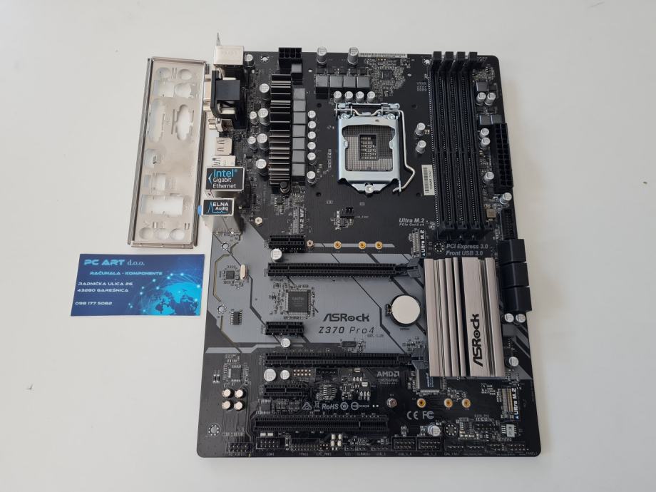 ASRock Z370 Pro4, Intel Z370, Socket 1151 V2 - Račun / R1 / Jamstvo