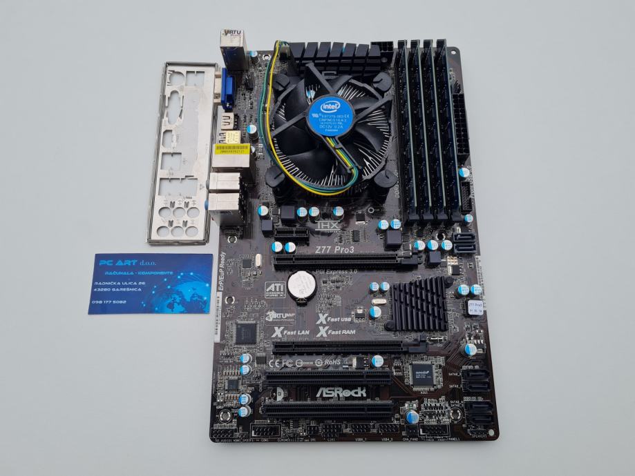 ASRock Z77-Pro 3 + Xeon (i7 3770) + 4GB/8GB/16GB/32GB RAM - Račun/R1