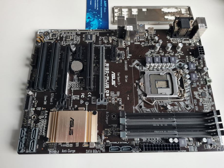 ASUS B150-PLUS D3, Intel B150, DDR3, Socket 1151 - Račun/ R1 / Jamstvo