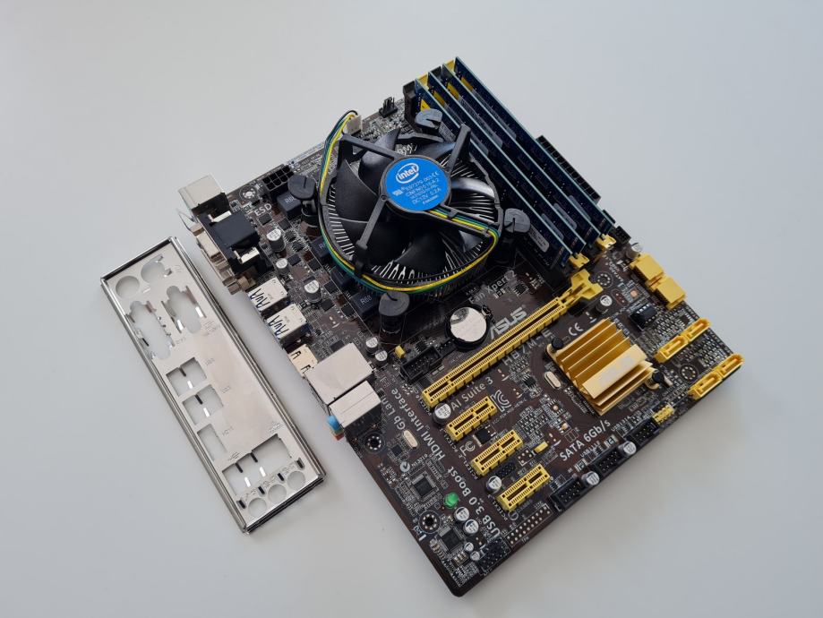 ASUS H87M-E + i7 4790S + 4GB/8GB/16GB/32GB RAM - Jamstvo / R1 / PDV