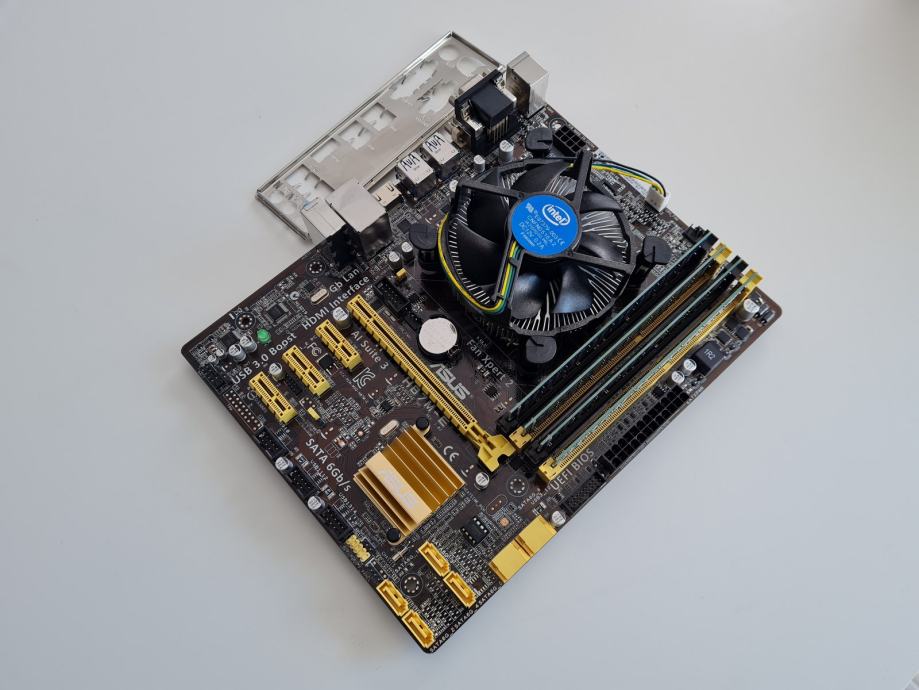 ASUS H87M-E + i7 4790S + 4GB/8GB/16GB/32GB RAM - Jamstvo / R1 / PDV