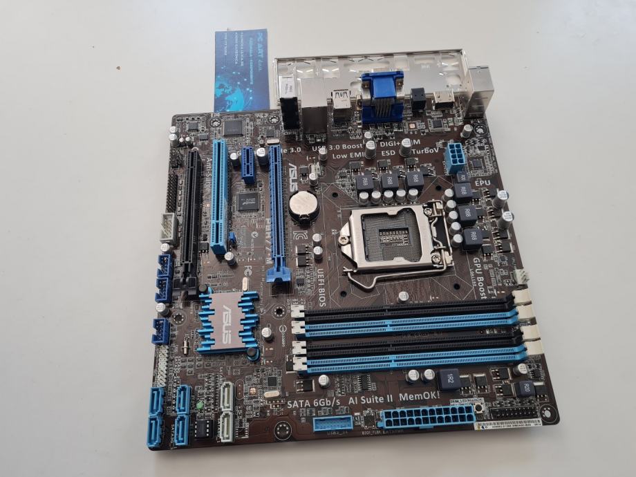 ASUS P8H77-M, Intel H77, ATX, Socket 1155 - Račun / R1 / Jamstvo
