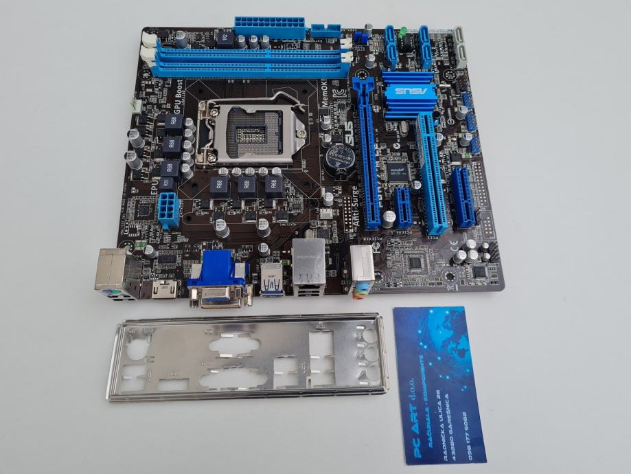 ASUS P8H77-M LE, Intel H77, Socket 1155 - Račun / R1 / Jamstvo