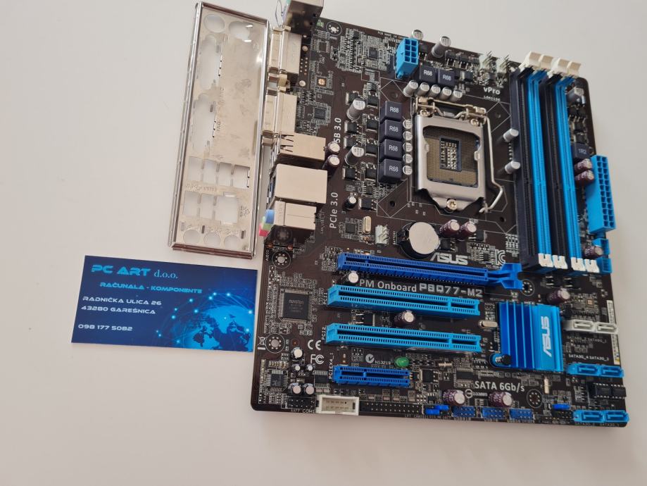 ASUS P8Q77M2, Intel Q77, Socket 1155 - Račun / R1 / Jamstvo