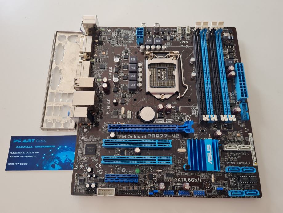 ASUS P8Q77M2, Intel Q77, Socket 1155 - Račun / R1 / Jamstvo