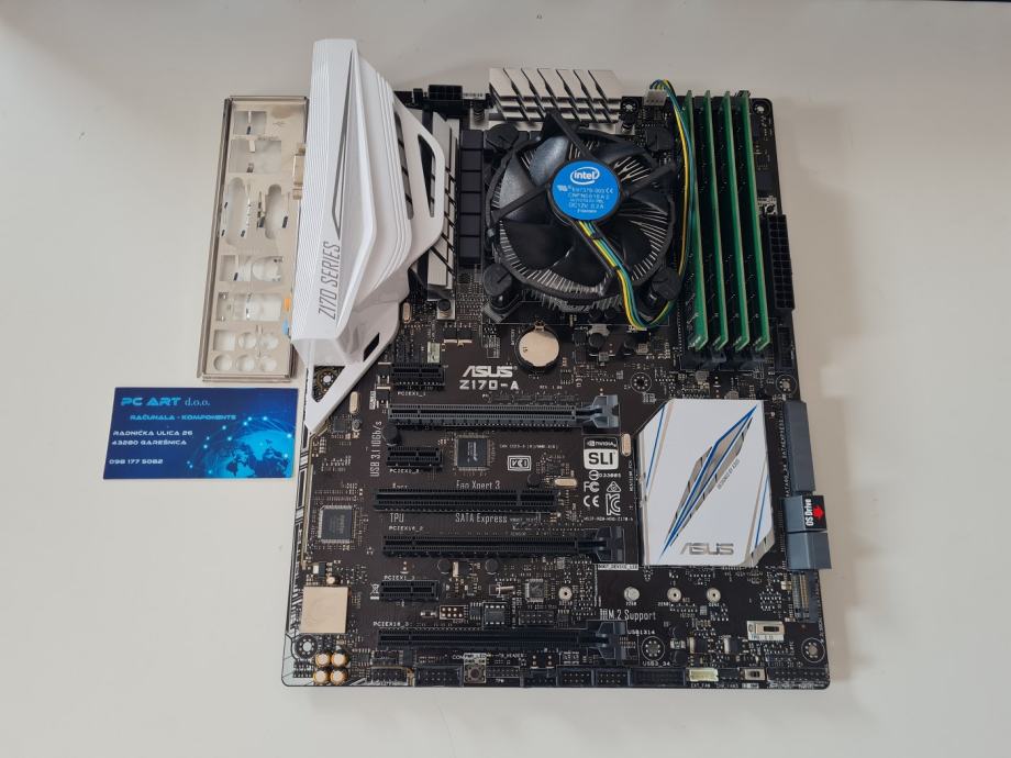 ASUS Z170 - A + i5 6400 + 8/16/32/64GB DDR4 - Račun/R1 / Jamstvo