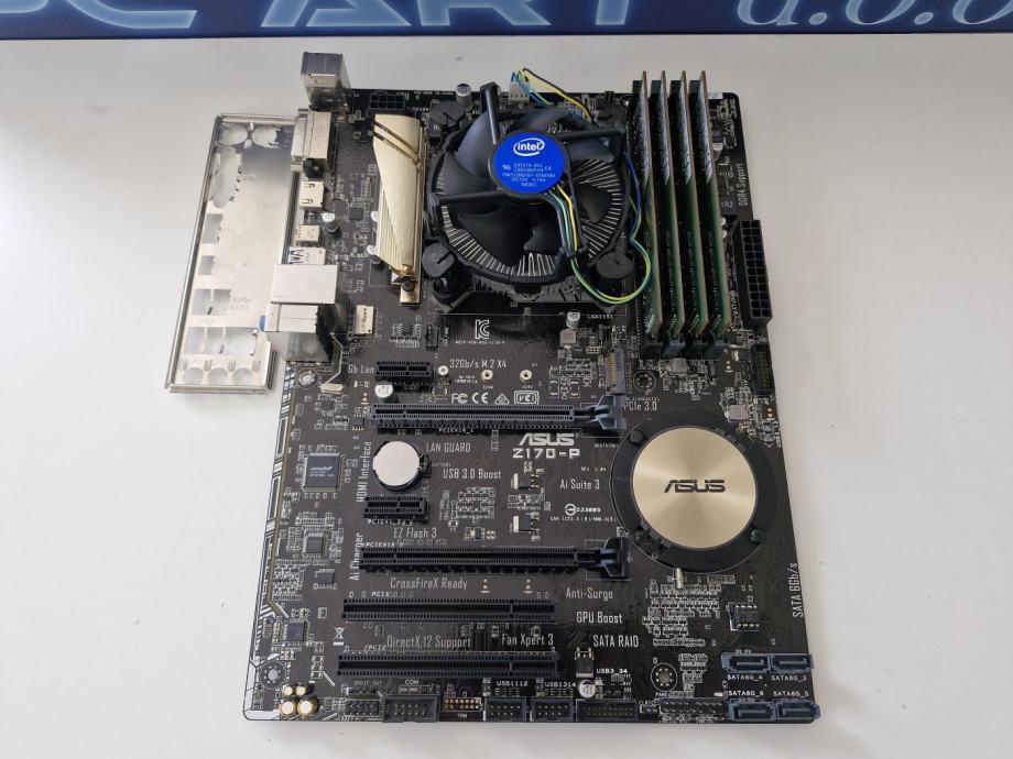 ASUS Z170-P + i7 7700K + 4/8/16/32GB DDR4 - Račun/R1/ Jamstvo
