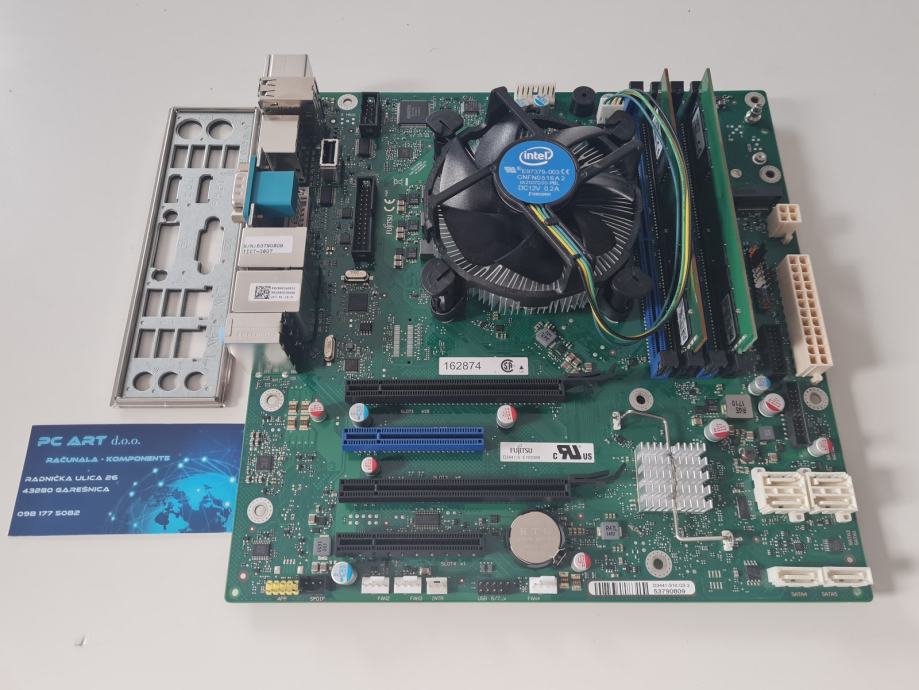 Fujitsu D3441 + i3 6100 + 4GB/8GB/16GB/32GB DDR4 - Račun / R1 / Jamstv
