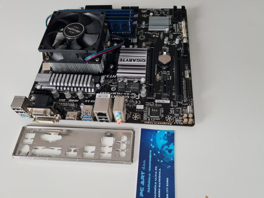 Gigabyte GA-78LMT-USB3 + FX 4130 + 4GB/8GB/16GB/32GB - Socket AM3+ R1