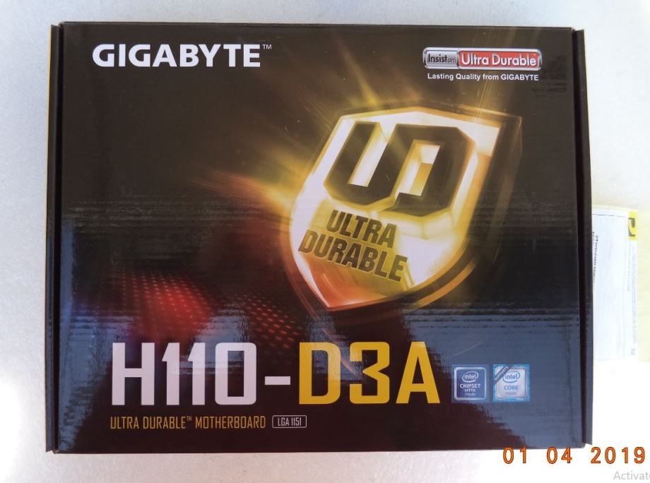 GIGABYTE GA-H110-D3A DDR4 Chipset H110 Socket Intel 1151 matična