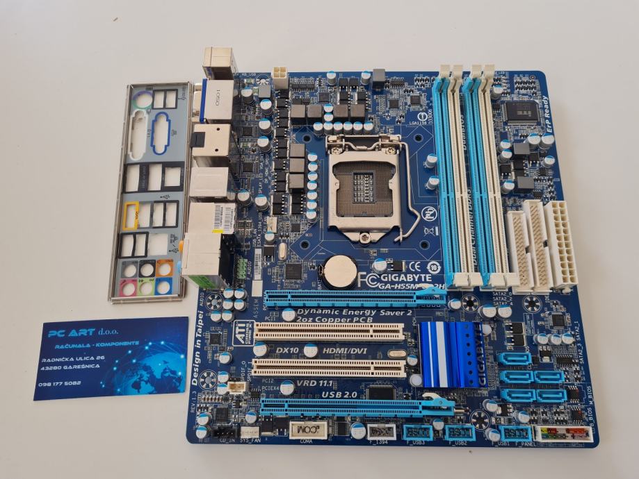 Gigabyte GA-H55M-UD2H, Intel H55, Socket 1156 - Račun / R1 / Jamstvo