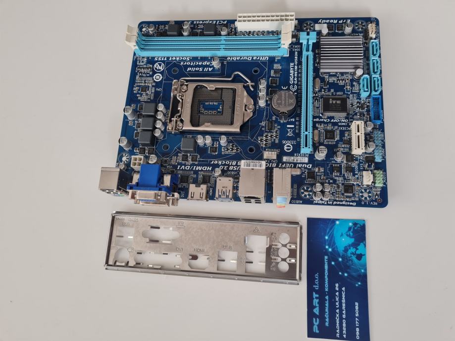 Gigabyte GA-H61M-USB3H, Intel H61, Socket 1155 - Račun / R1 / Jamstvo