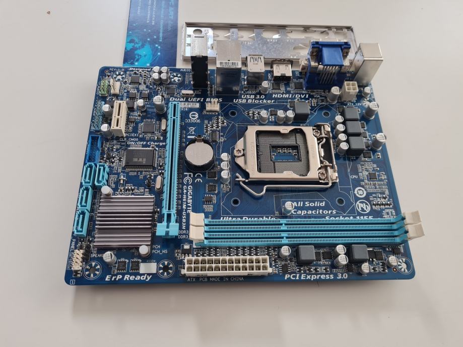 Gigabyte GA-H61M-USB3H, Intel H61, Socket 1155 - Račun / R1 / Jamstvo