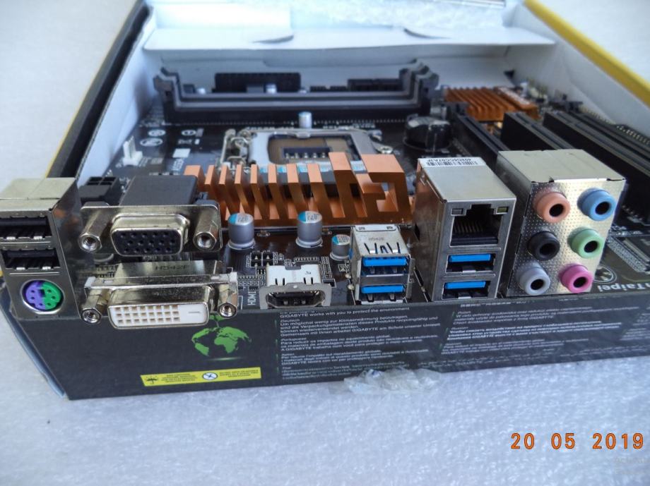 GIGABYTE GA-H97M-D3H Chipset H97 Intel Socket 1150 mATX matična