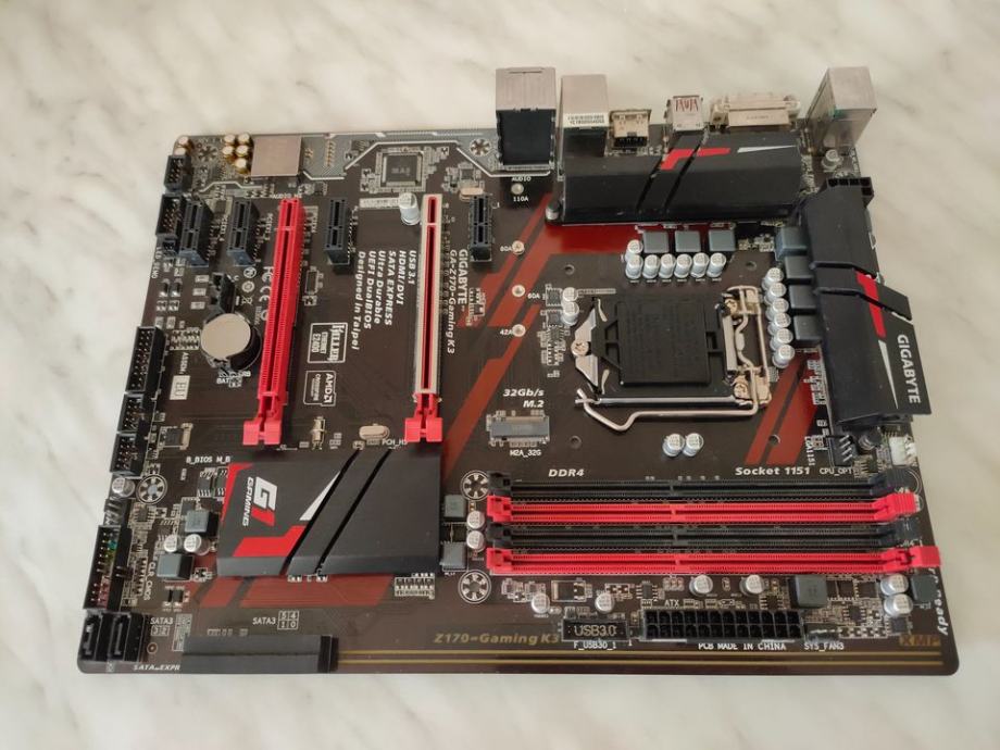 Gigabyte GA-Z170-Gaming K3 socket 1151 za CPU 6. i 7. generacije