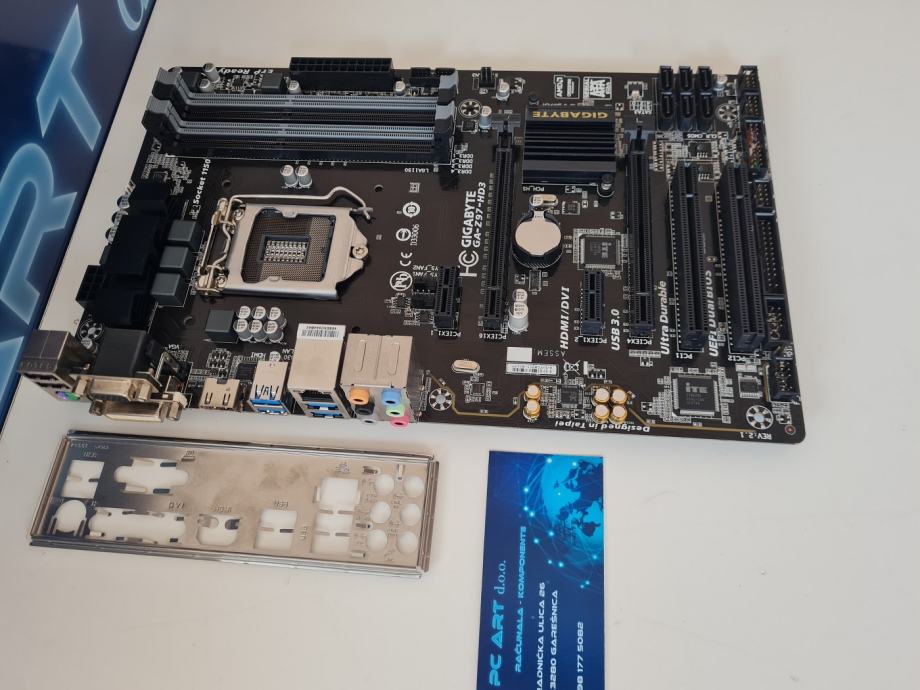 Gigabyte GA-Z97-HD3, Intel Z97, Socket 1150 - Račun / R1 / Jamstvo