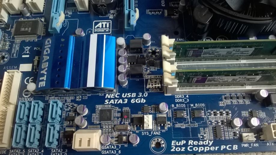 Matična Gigabyte GA-P55A-UD3, 1156, Intel Core i5-660, 4G DDR3