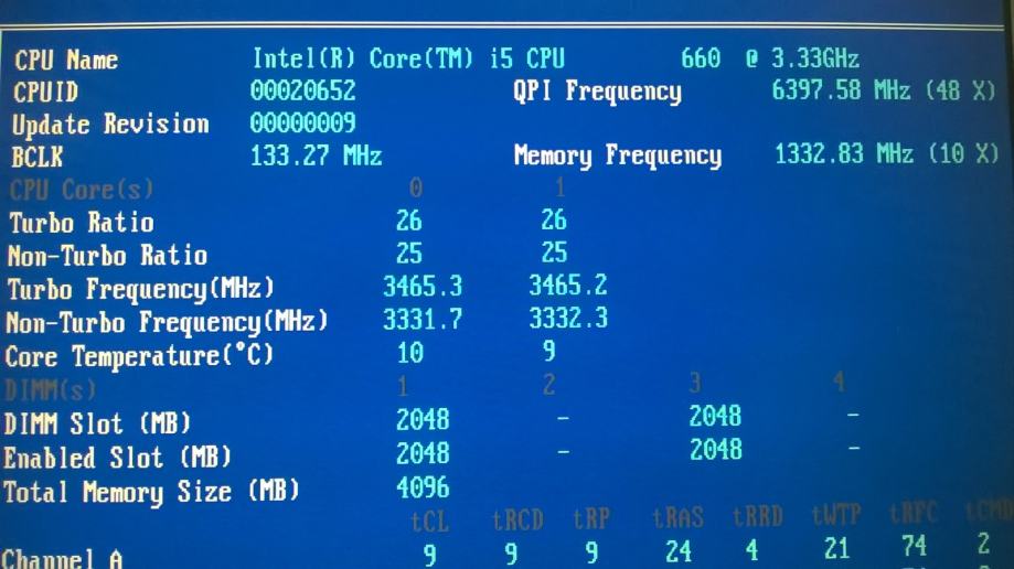 Matična Gigabyte GA-P55A-UD3, 1156, Intel Core i5-660, 4G DDR3