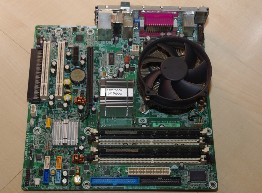 Matična HP DC7600, Sckt 775, PCIe + 1 GB DDR2 + Pentium D915